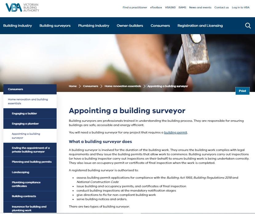 Links | Building Surveyors & Consultants Geelong | Surveyoria
